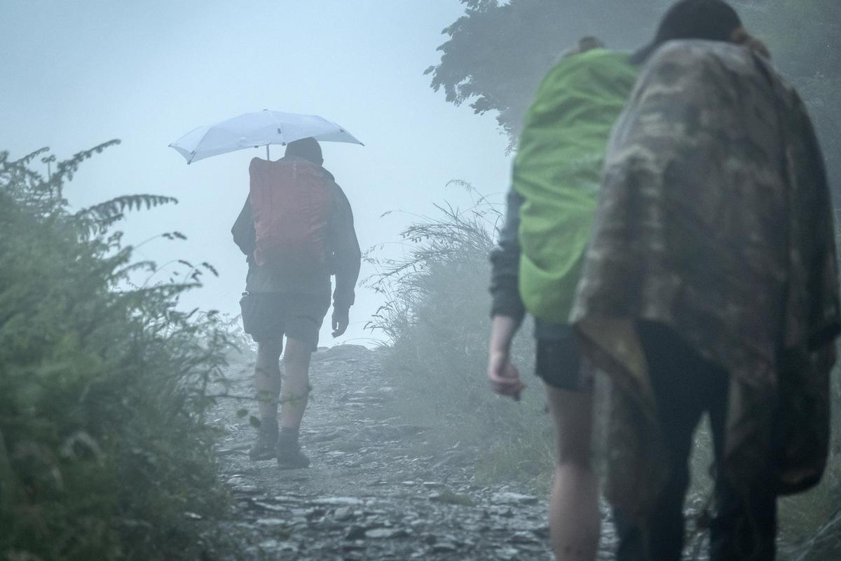 Peregrinos camino de Santiago