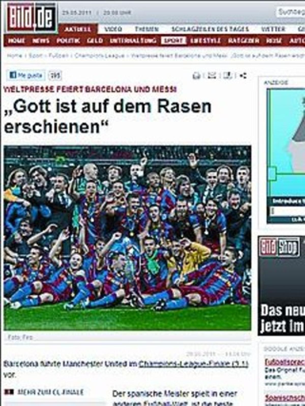 BERLÍN: El Barça del mago Messi alcanza el paraíso