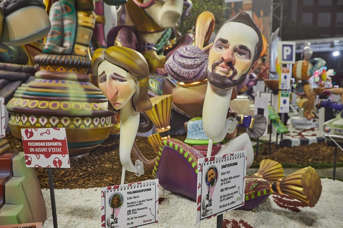 Selección de 'ninots' de la sección especial de las Fallas de Valencia ...