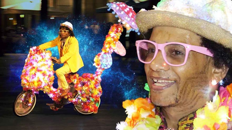 Prince Jamal, el hombre de luz que ilumina la Rambla