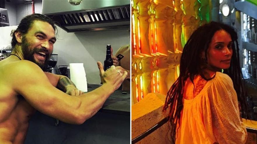 Khal Drogo y Lisa Bonet, en La Sagrada Familia