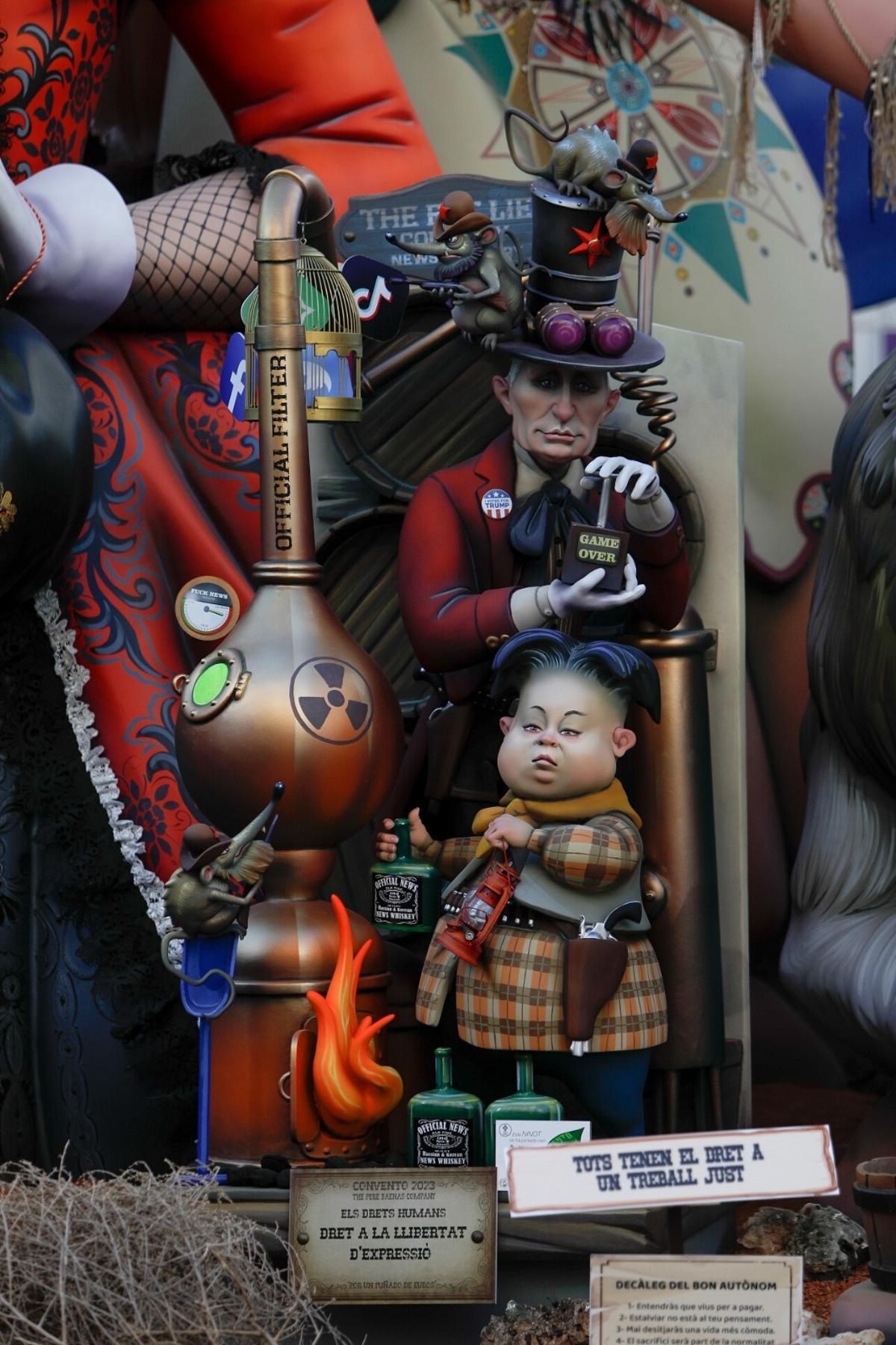 Selección de 'ninots' de la sección especial de las Fallas de Valencia ...