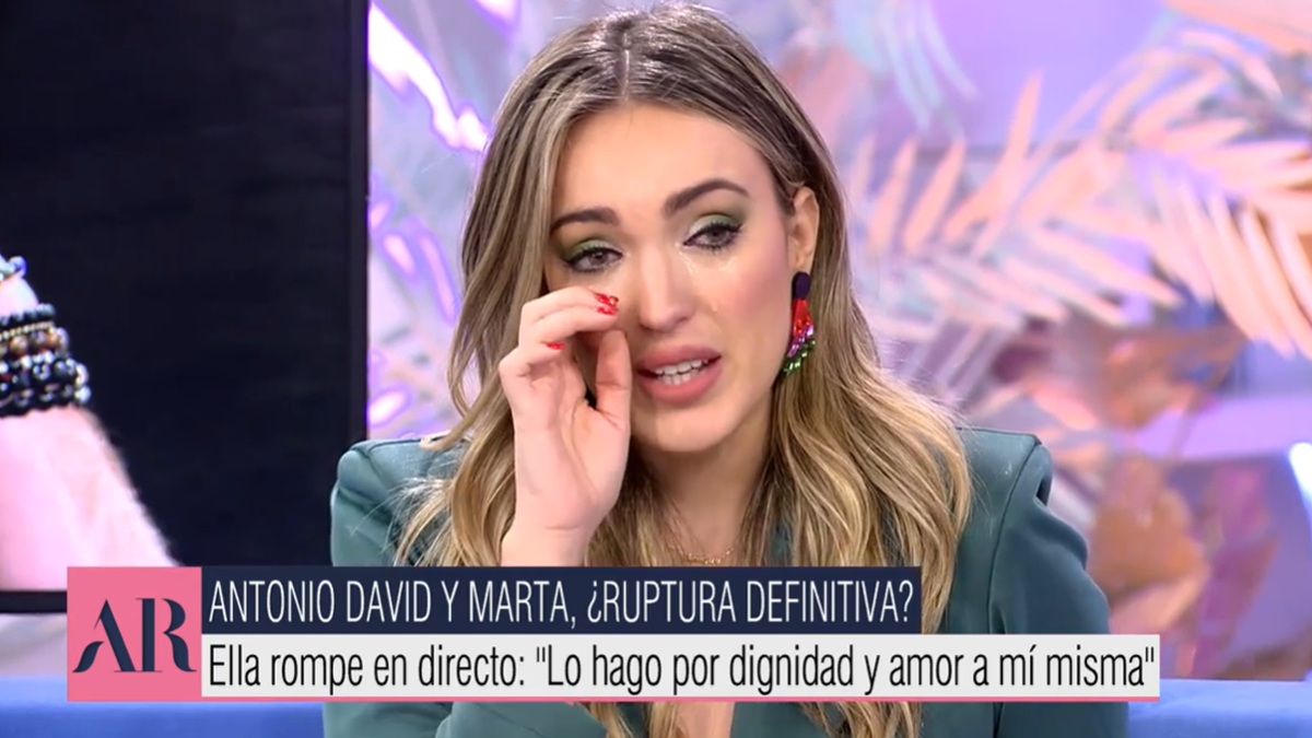 Marta Riesco aclara en qué punto está su relación con Antonio David: "La situación ha empeorado"