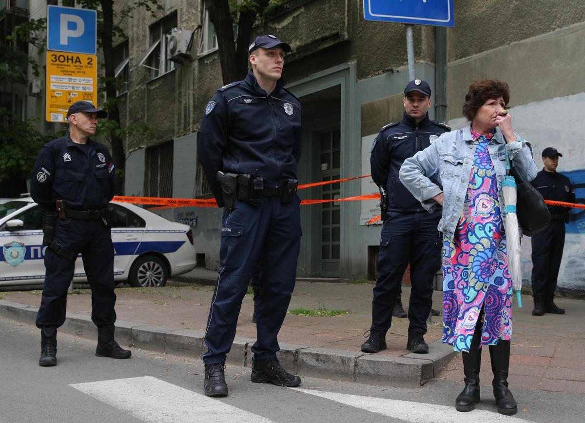 Masacre en una escuela de Belgrado | FOTOS