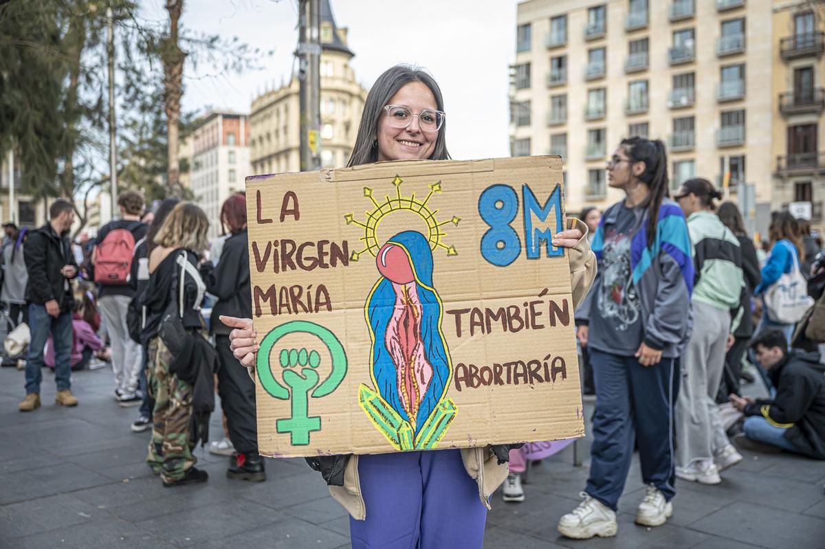 Manifestación del 8M en Barcelona | FOTOS