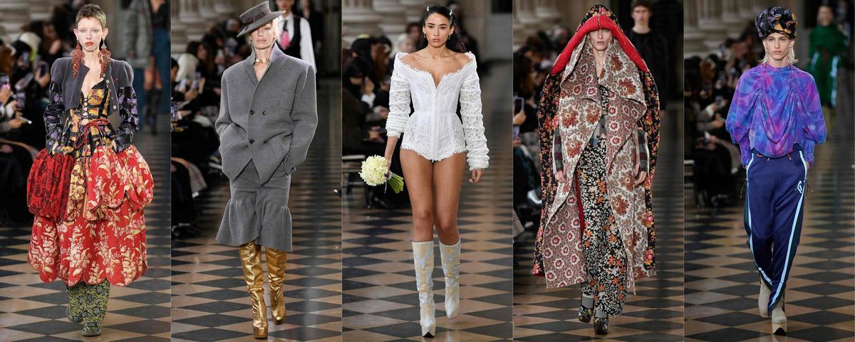 Colección Otoño-Invierno 2023-2024 de Vivienne Westwood durante la ...