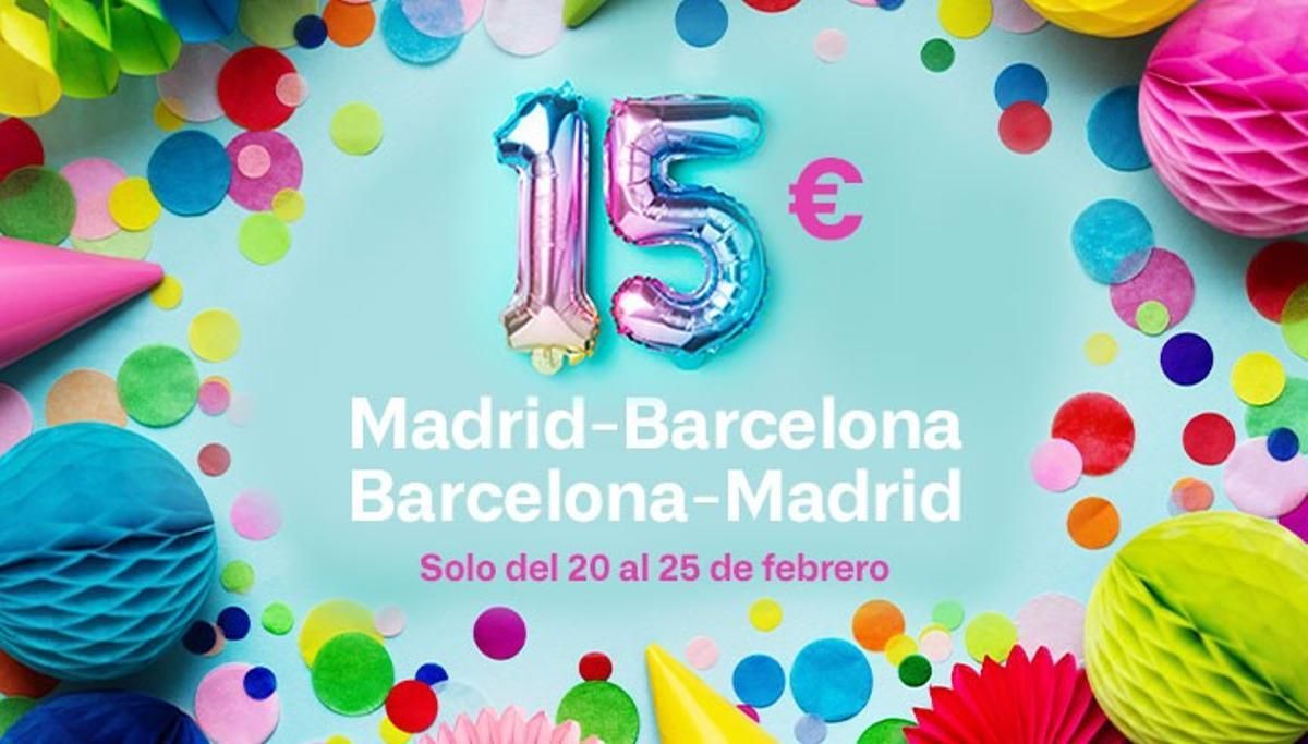 RENFE | Cómo conseguir la promoción de viajes a 15 euros para el AVE ...