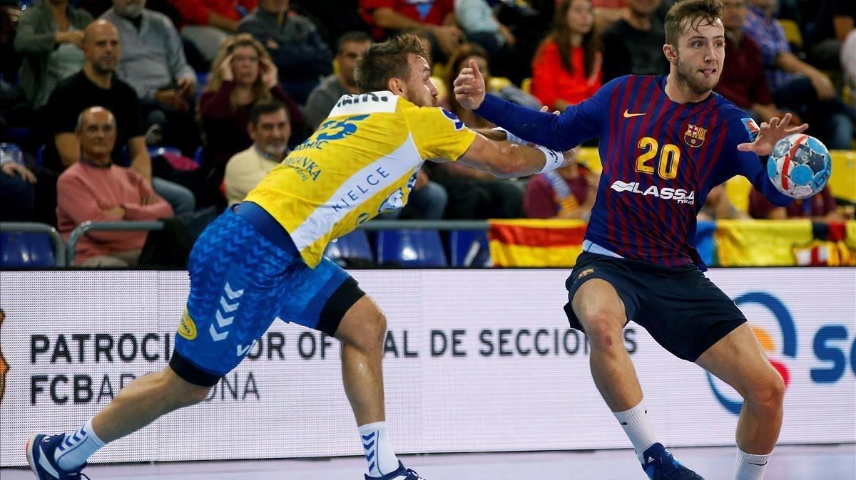 El Barça doblega al Kielce y es líder en el 'grupo de la muerte' (31-2