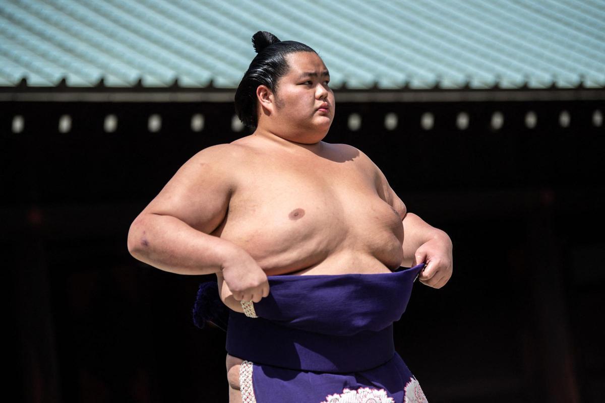 Torneo anual de sumo Honozumo en Tokio | FOTOS