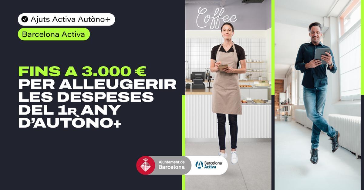 Ayuda de hasta 3.000 euros para nuevas personas autónomas