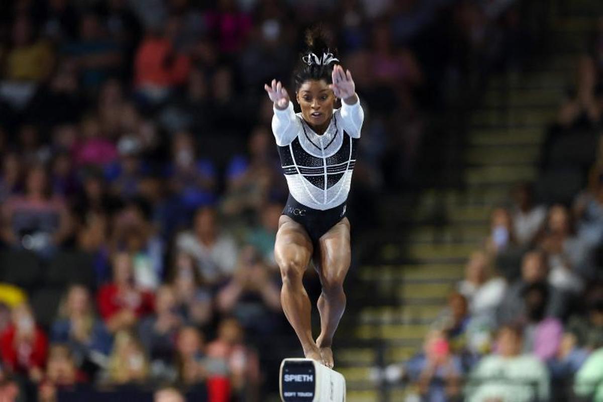 La increíble Simone Biles vuelve a la acción