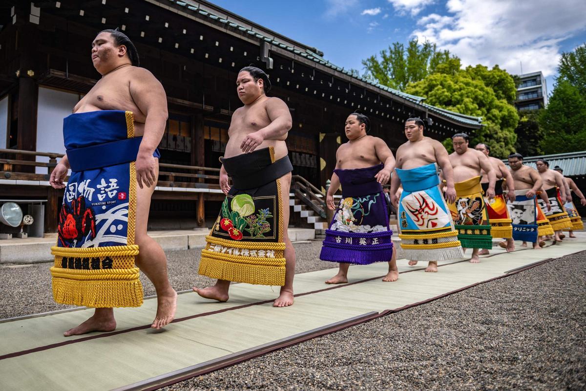 Torneo anual de sumo Honozumo en Tokio | FOTOS