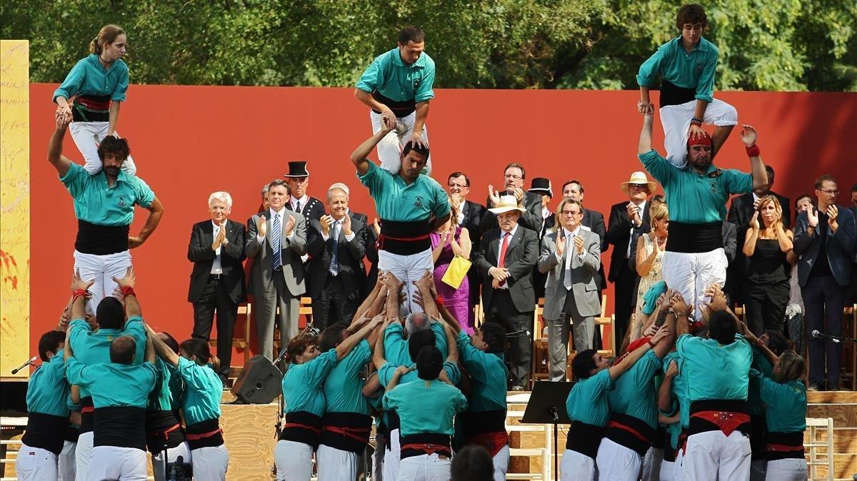 Las mejores fotografías de la Diada, desde el año 2012