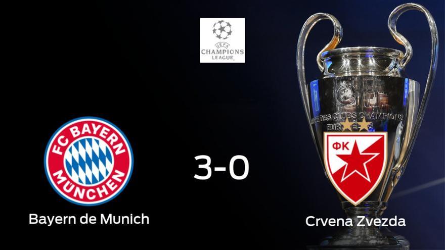 Bayern de Múnich 3 - 0 Estrella Roja de Belgrado