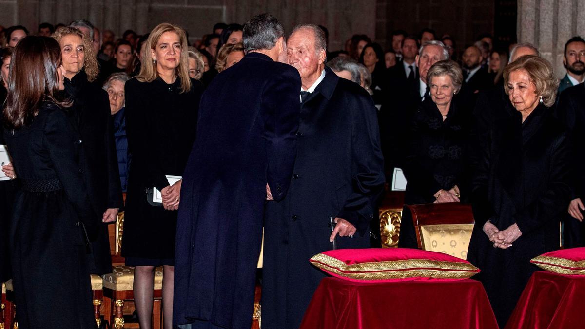 La Zarzuela avisa de que la ubicación de Felipe VI y Juan Carlos I en ...