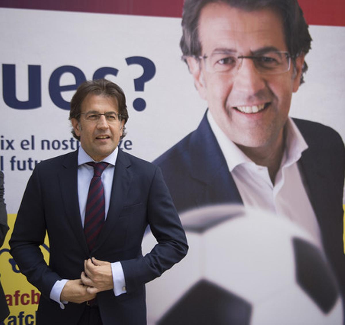 Toni Freixa abre la batalla electoral en el Barça