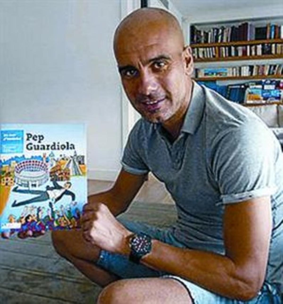 Guardiola protagoniza un libro infantil