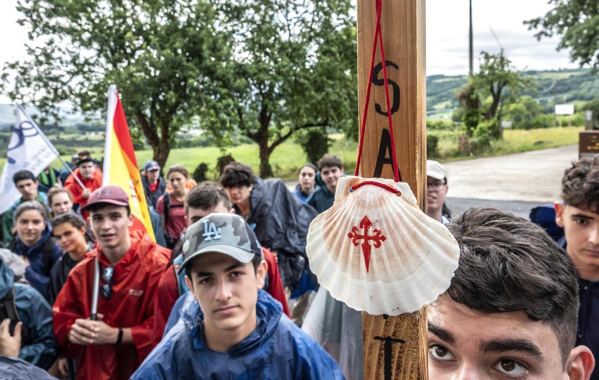 Peregrinos camino de Santiago