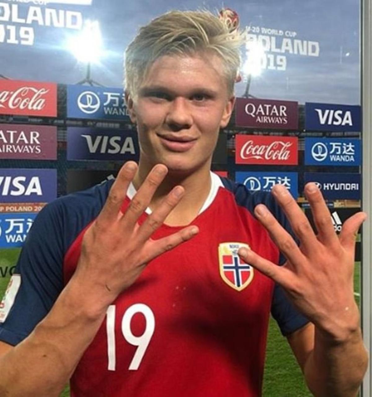 Erling Haland, nueve goles en el nombre de el padre
