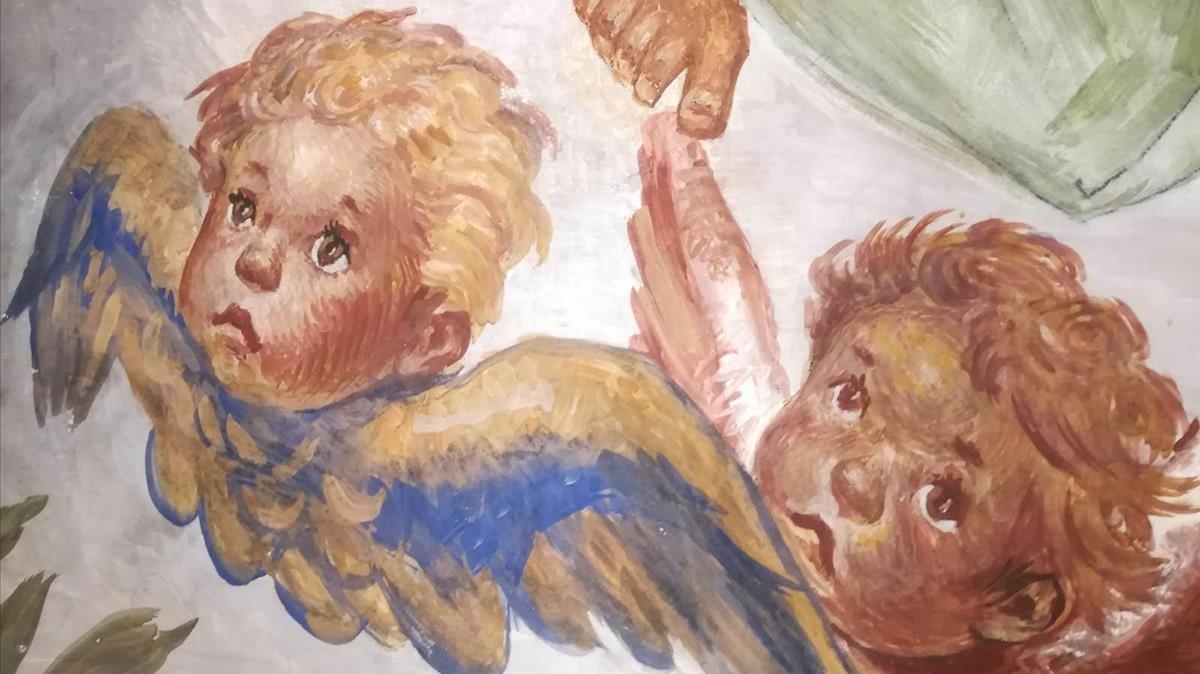 Los niños de Obiols, restaurados en Sant Vicenç de Sarrià