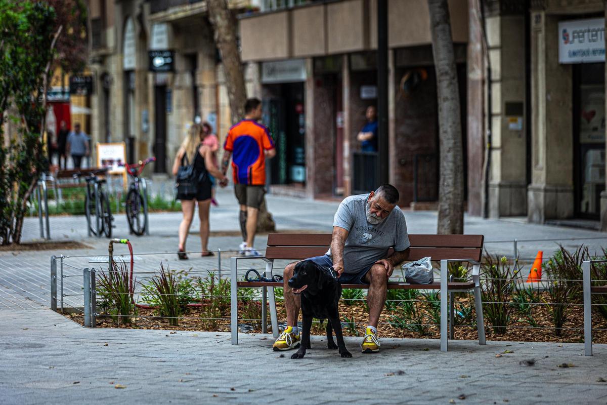 Escenas inesperadas de la Superilla del Eixample | FOTOS