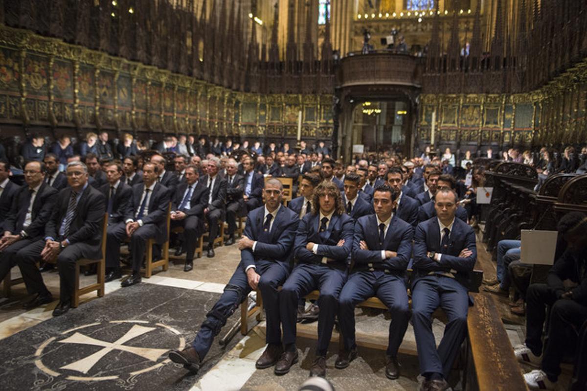 Funeral a la catedral de Barcelona per Tito Vilanova