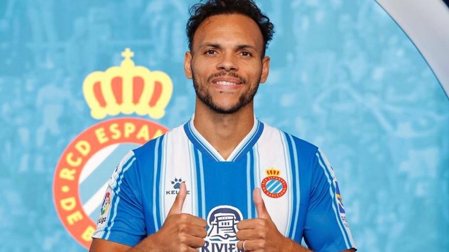 Braithwaite, en la presentación como jugador del Espanyol: "Mi familia ...