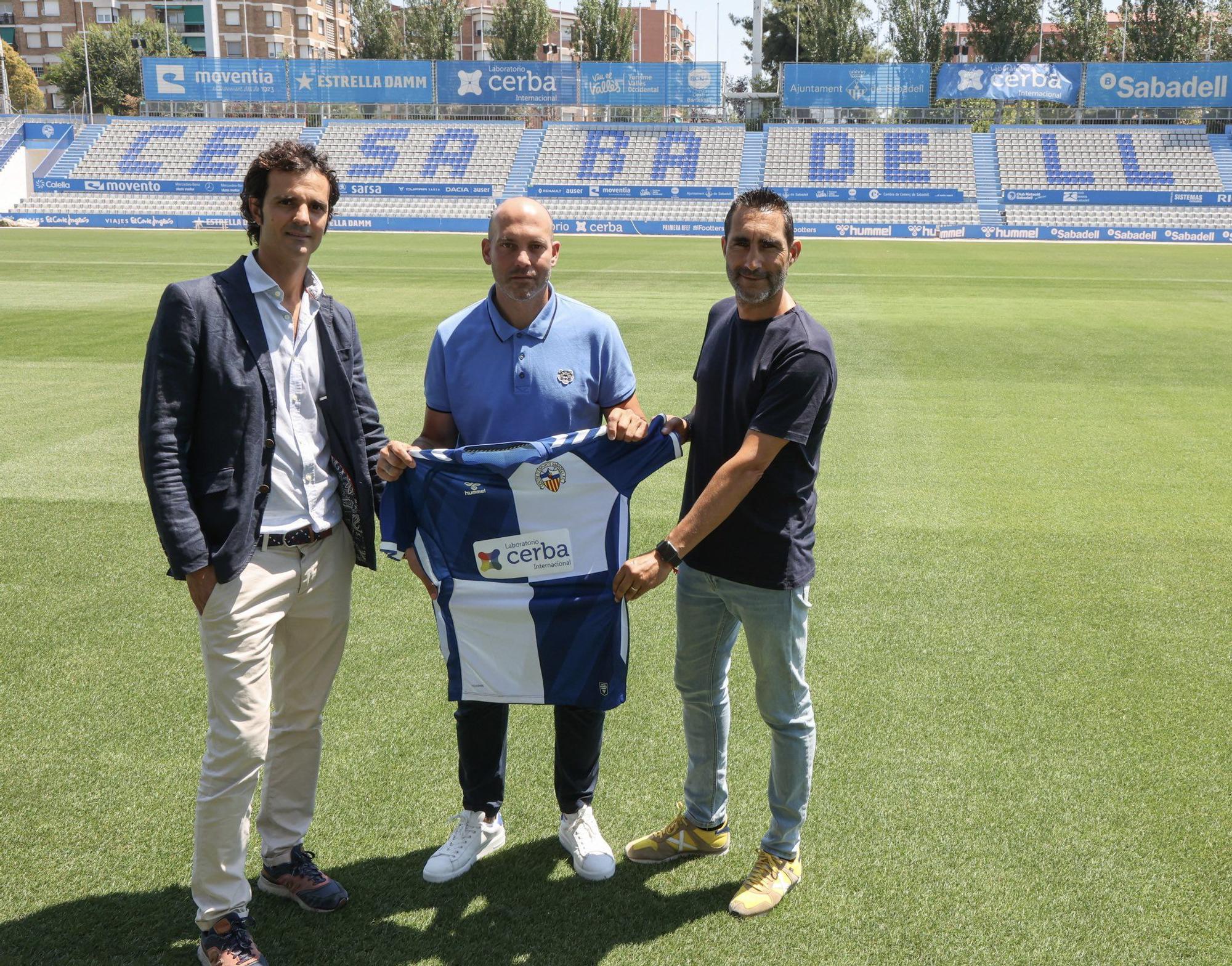 Gabri García, el exfutbolista del Barça, nuevo entrenador del Sabadell