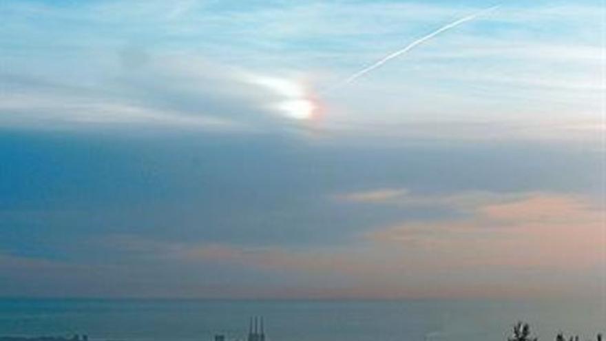 La formación de un parhelio