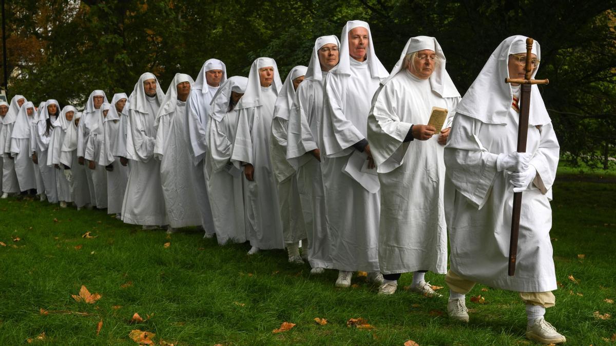 Druidas celebrar el equinoccio de otoño | FOTOS