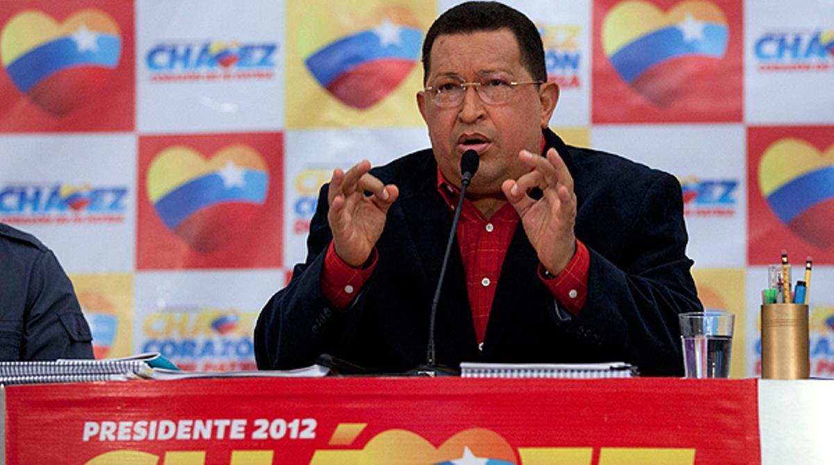 Chávez, listo para la campaña electoral