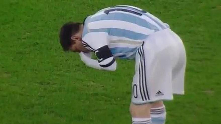 Messi: "Lo de vomitar en un partido me pasa siempre"
