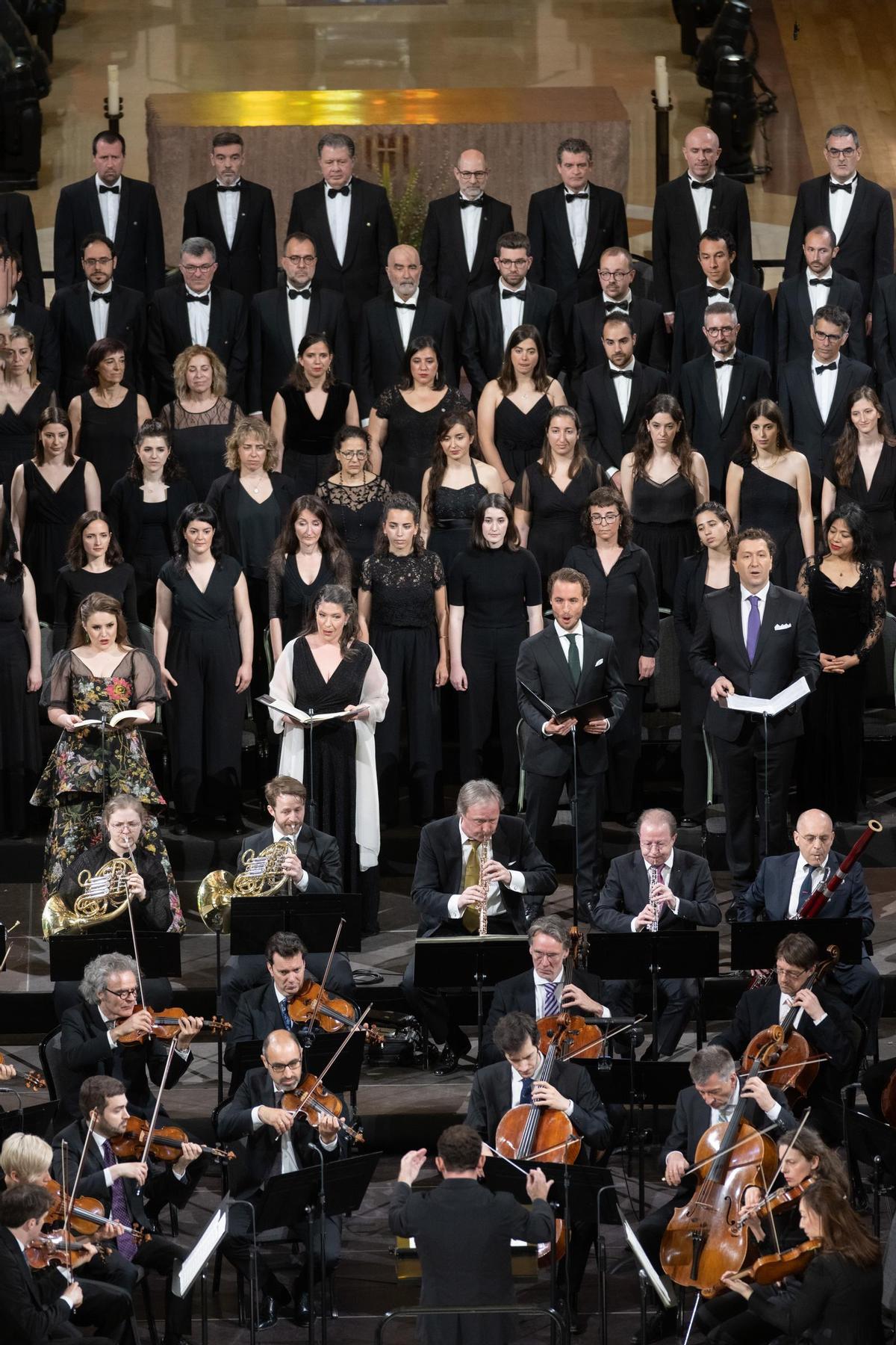 La Filarmónica de Berlín en la Sagrada Familia.
