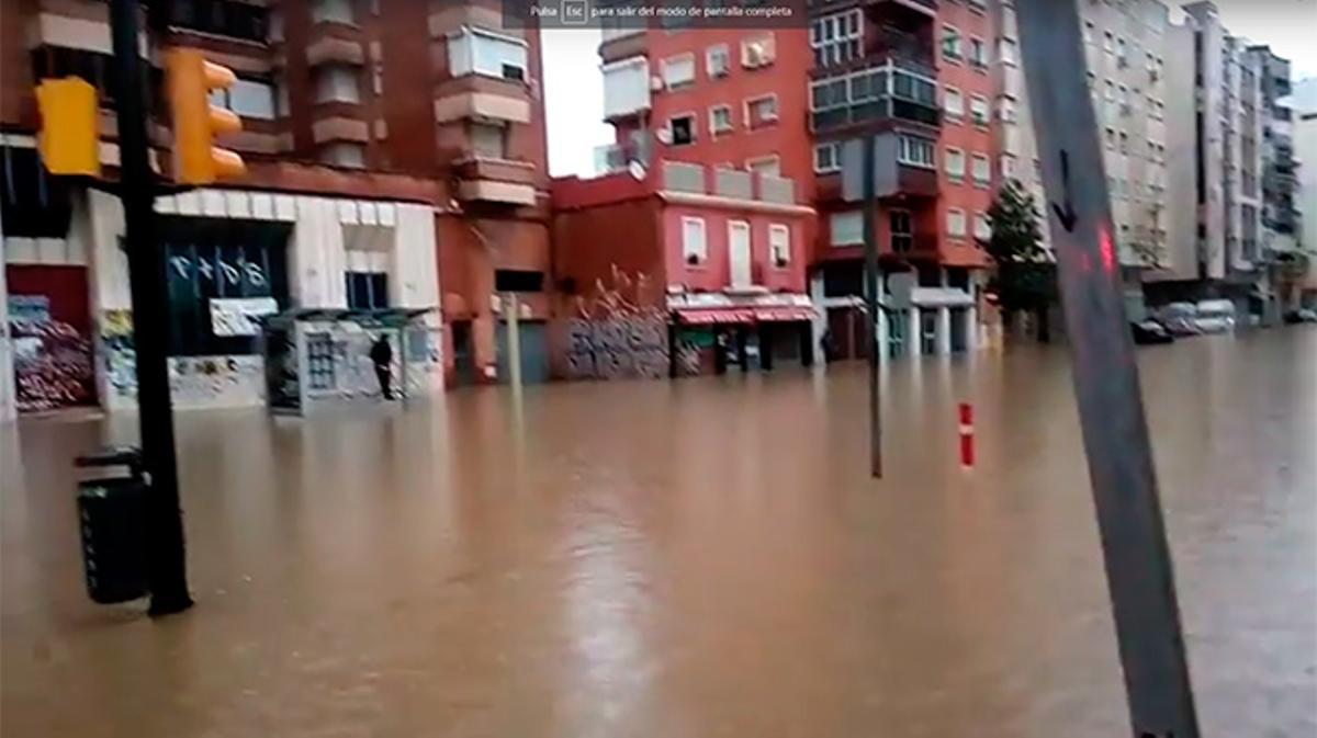 Inundaciones en Málaga