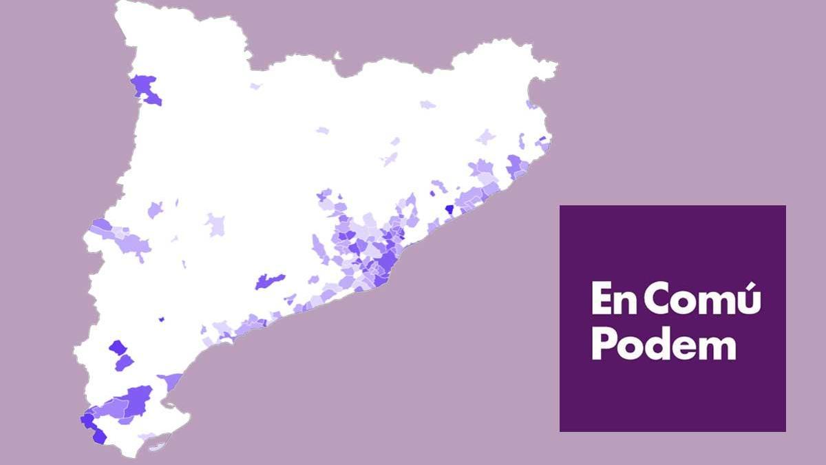 MAPA | Dónde se la juegan los Comuns en las elecciones municipales de ...