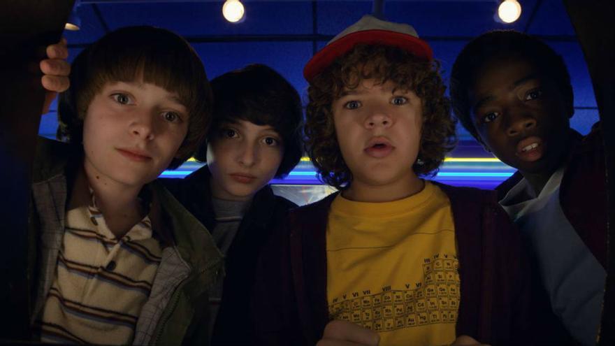 El nuevo 'look' de los niños de 'Stranger things'