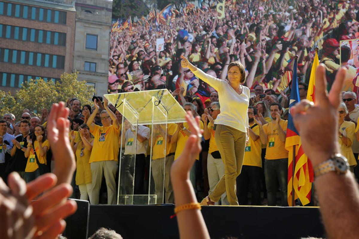 Forcadell: "President, si convoca eleccions tindrà el nostre suport al 9-N"