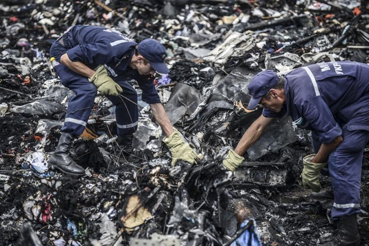 El vuelo MH17 fue abatido por gran número de proyectiles