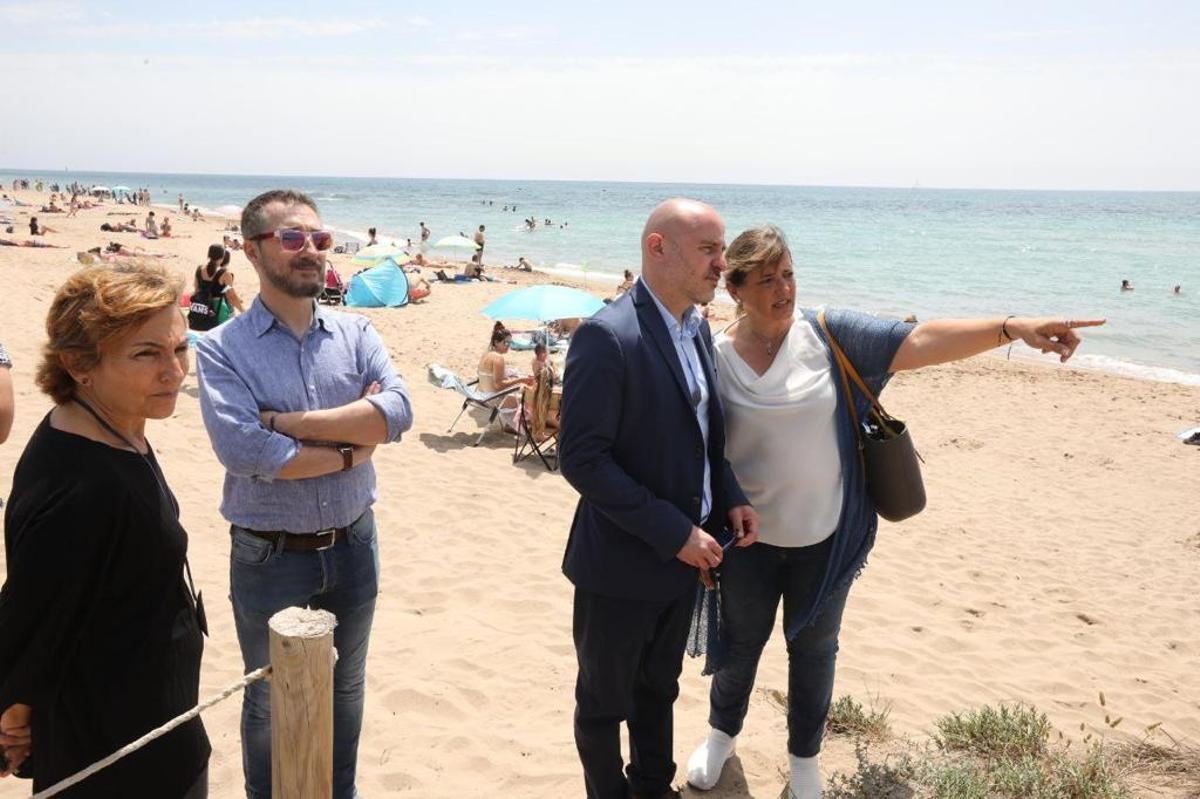 Gemma Badia reitera la necesidad de una aportación de arena urgente en ...