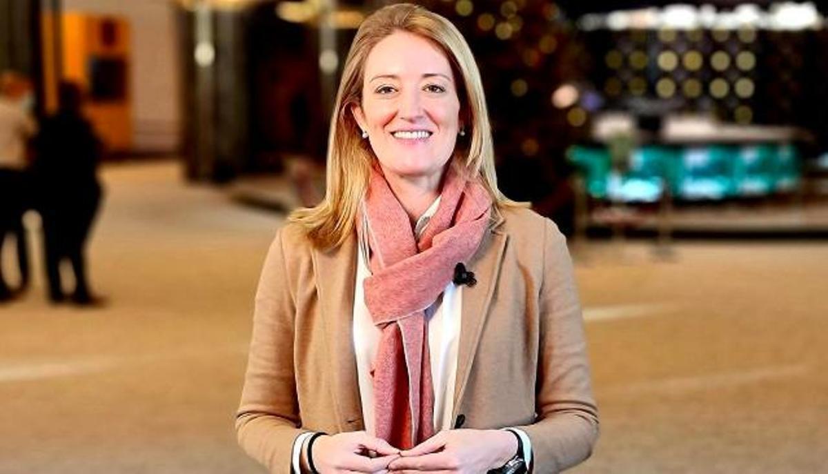Roberta Metsola: "Si no seguimos apoyando a Ucrania, Putin no parará