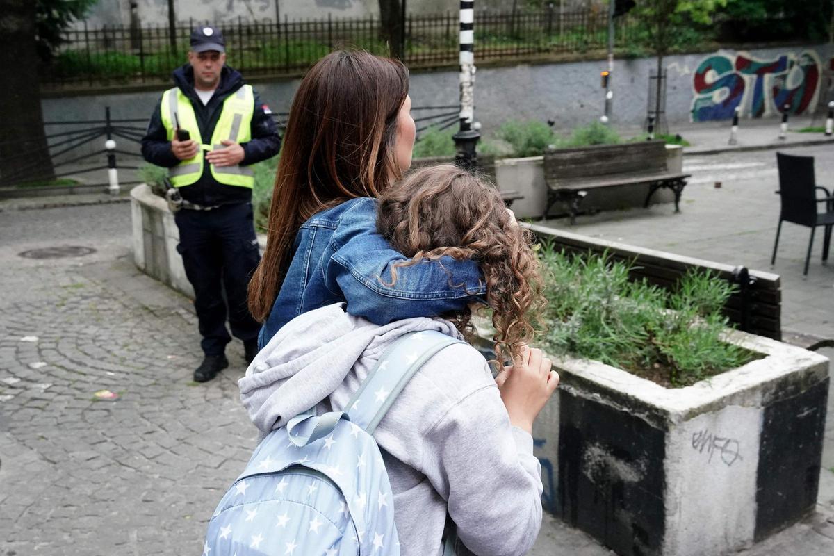 Masacre en una escuela de Belgrado | FOTOS