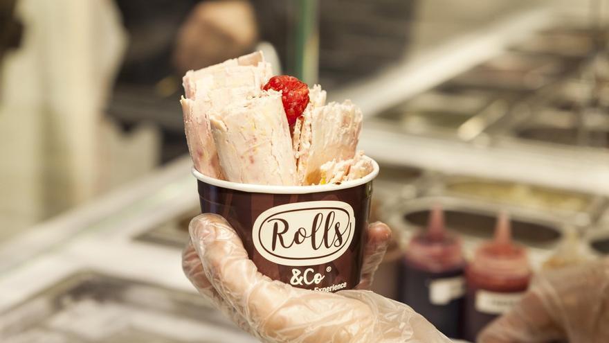 Rolls&Co: un helado enrollado