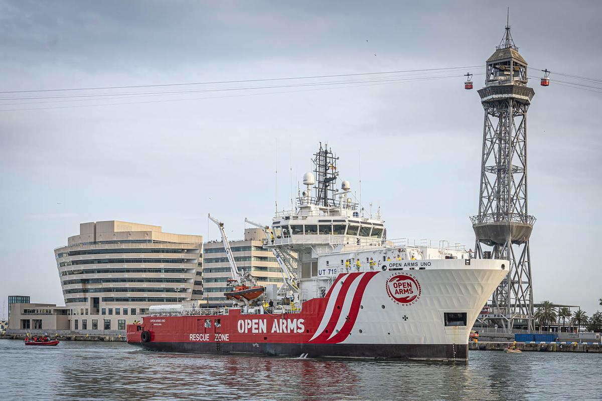 Presentación oficial del barco Open Arms Uno