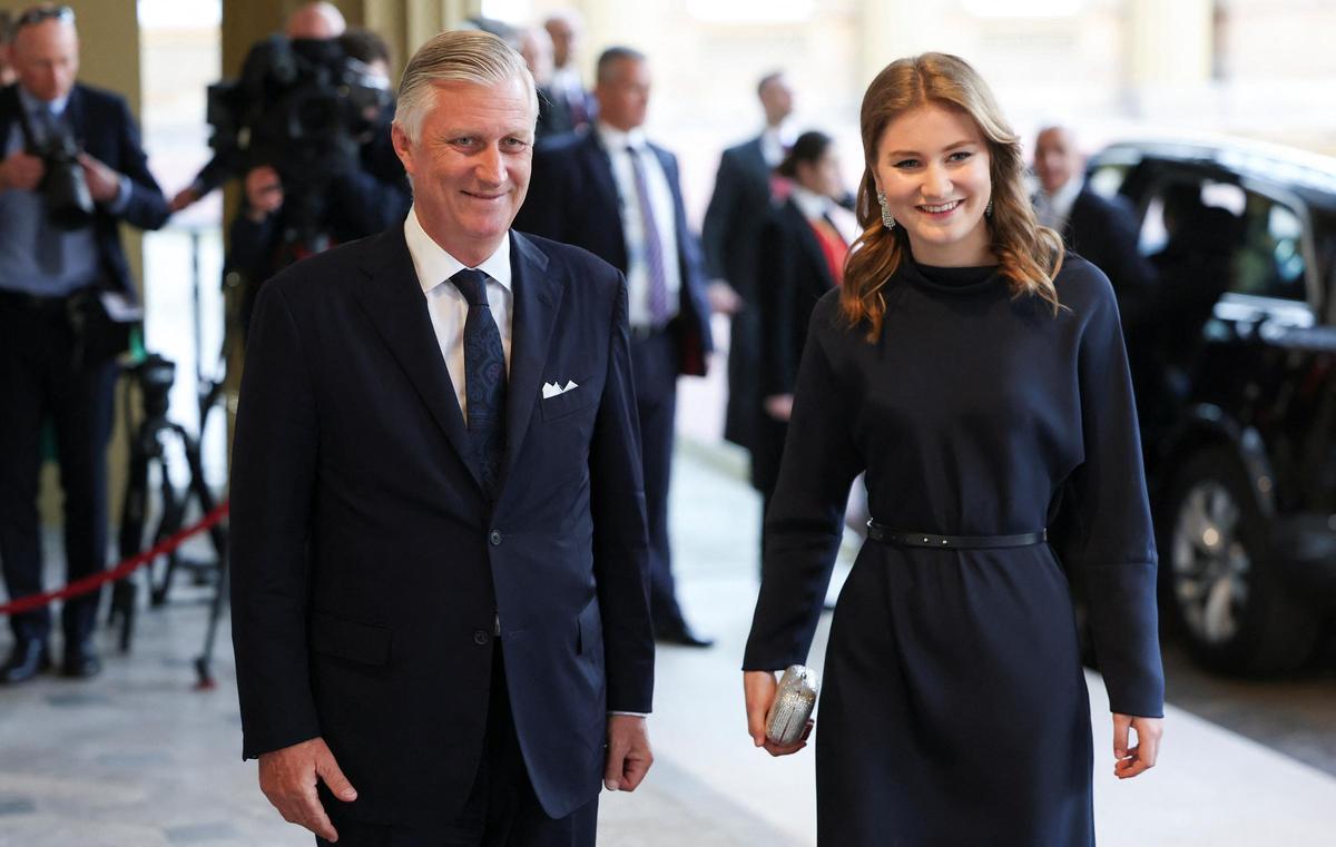 Recepción del rey Carlos de Gran Bretaña en el Palacio de Buckingham
