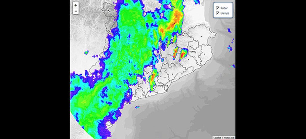 Prealerta Inuncat por lluvias intensas en el tercio norte y oeste