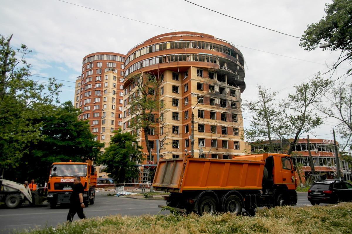 Bombardeo ruso en Odesa | FOTOS