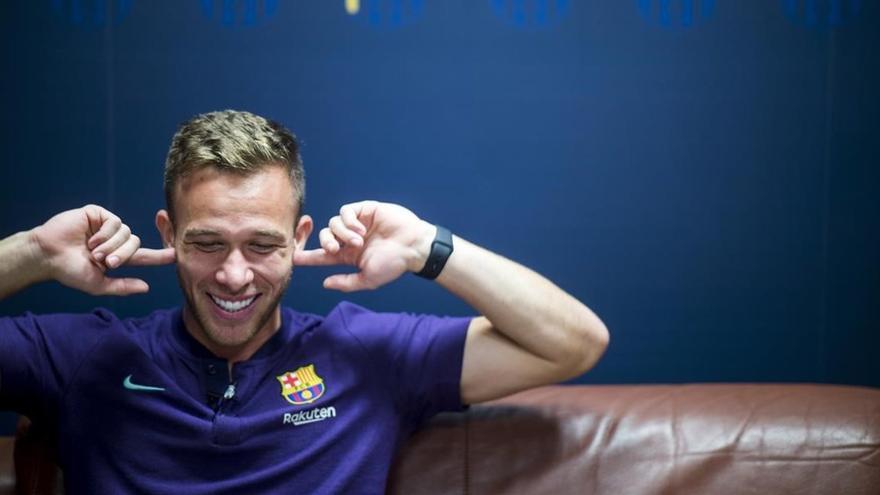 Una sonrisa de oreja a oreja