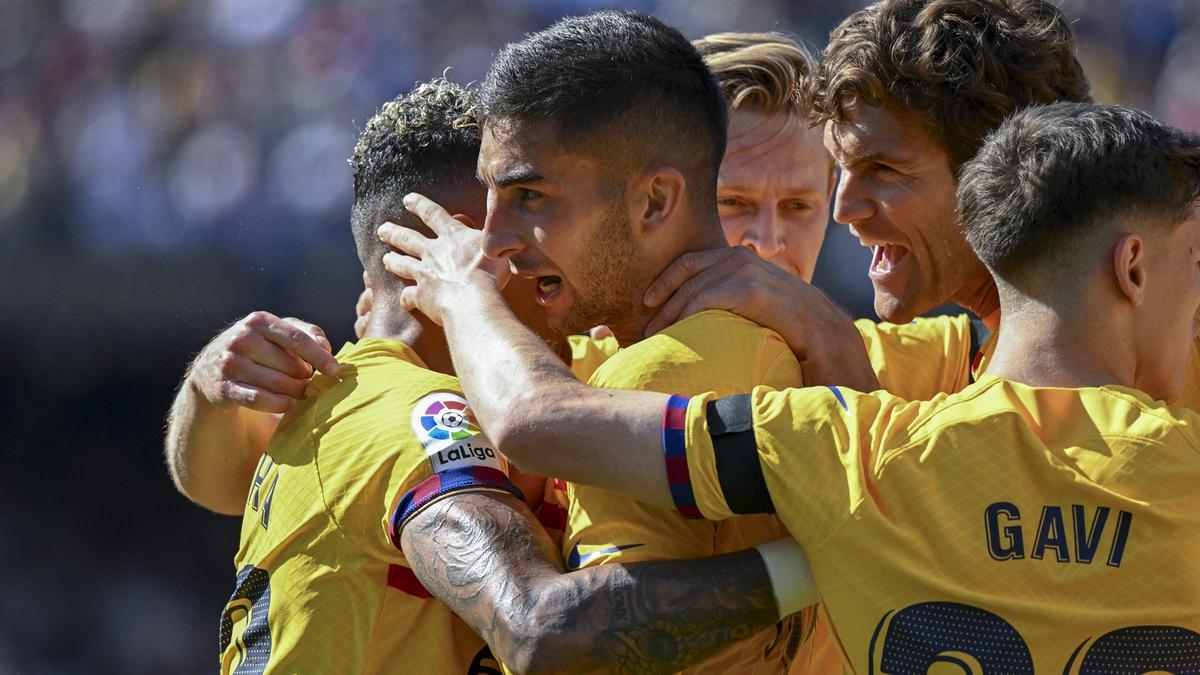 Un gol de Ferran Torres da el triunfo ante el Atlético/FOTOS