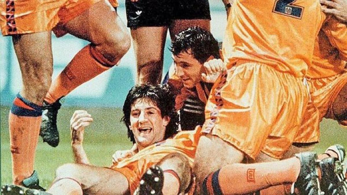 El gol de Bakero que va emmudir els diables de Kaiserslautern