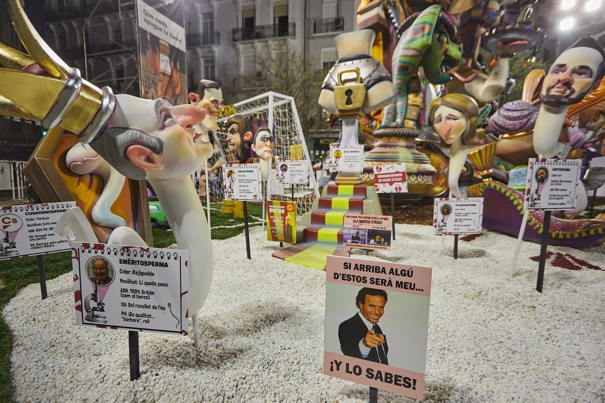 Selección de 'ninots' de la sección especial de las Fallas de Valencia ...